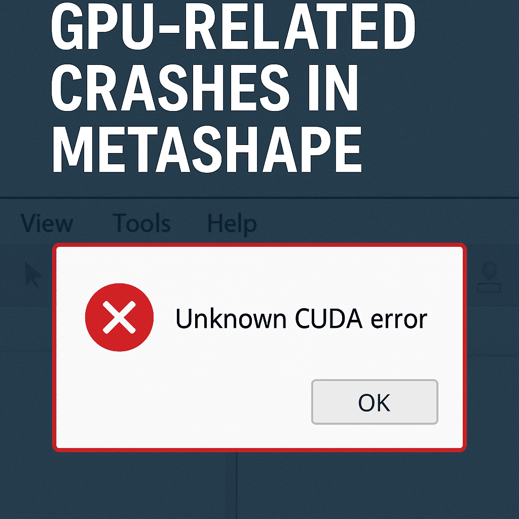 How to Fix GPU-Related Crashes in Agisoft Metashape: Troubleshooting ...